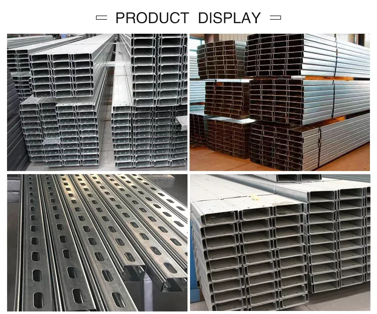 Wholesale Manufacture Q345 Cold Rolled Galvanized C Channel Steel ...