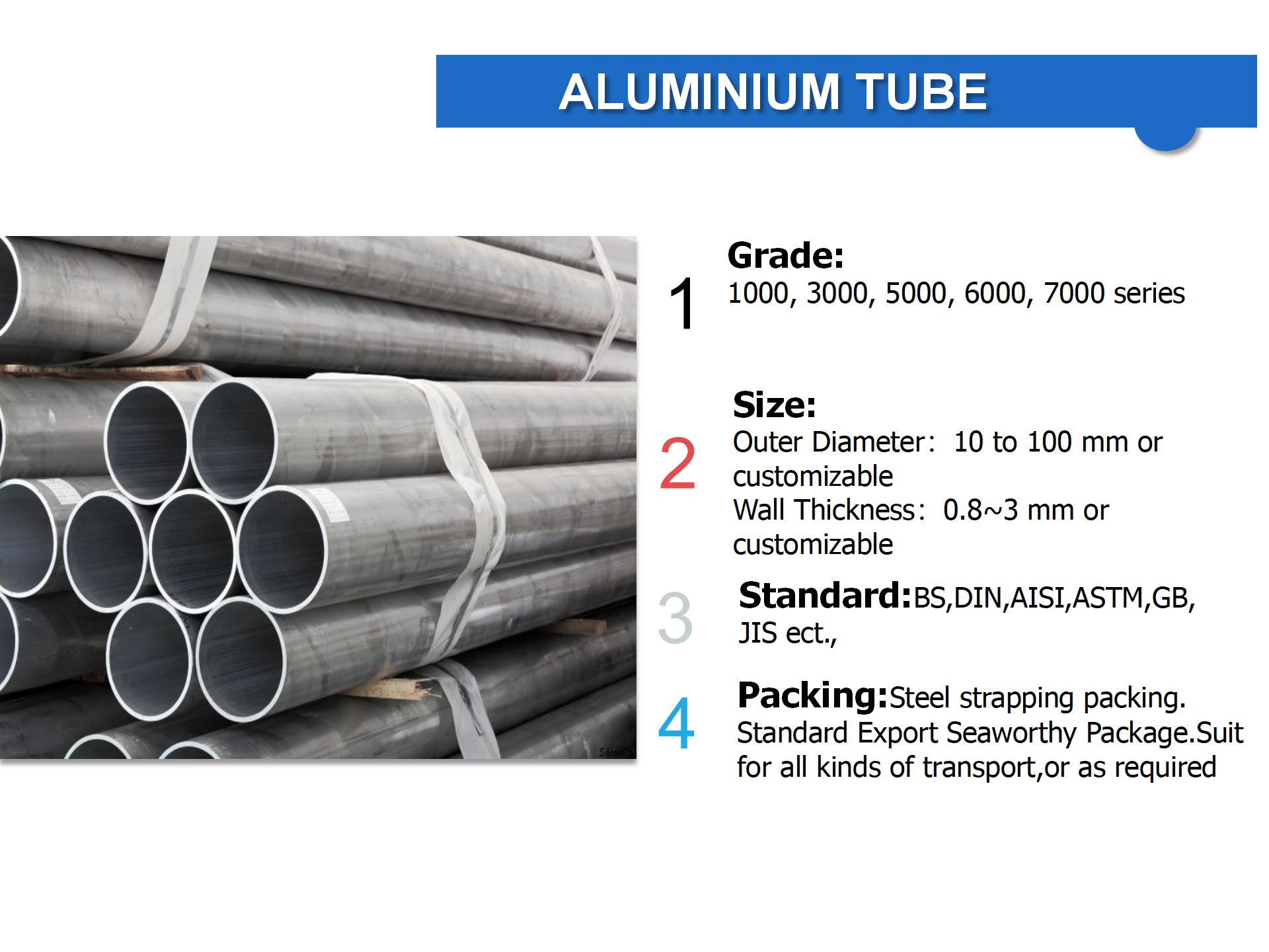 Wholesale Large Diameter 120-600mm 6061 T6 Seamless Aluminum Tube Pipe ...