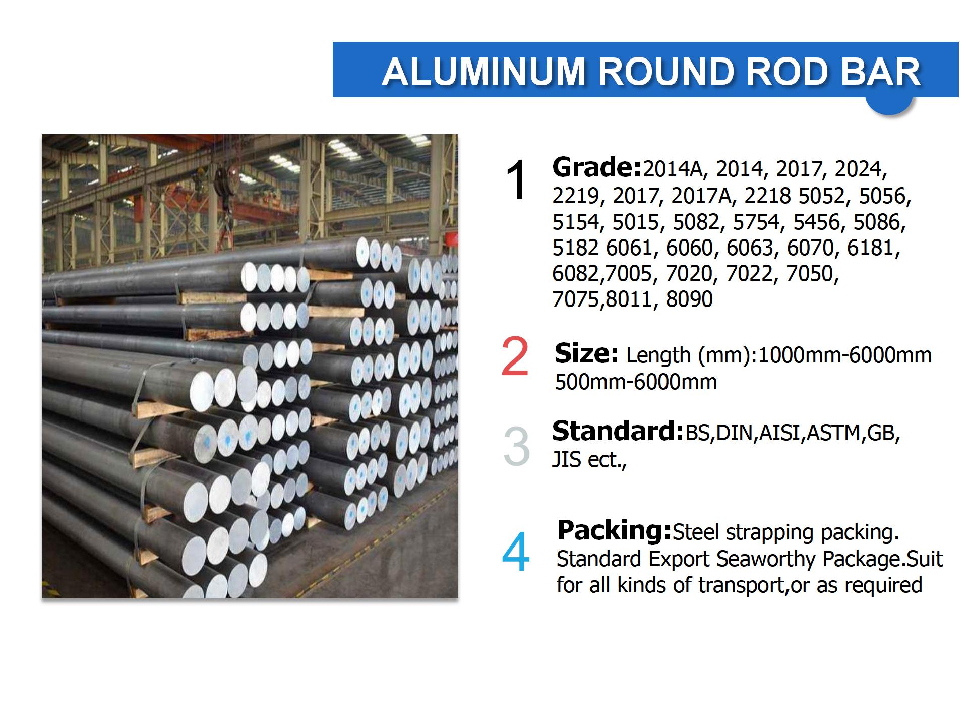 Wholesale Cutting Size 5052 Aluminum Round Bar Manufacturer and Supplier | Royal Group