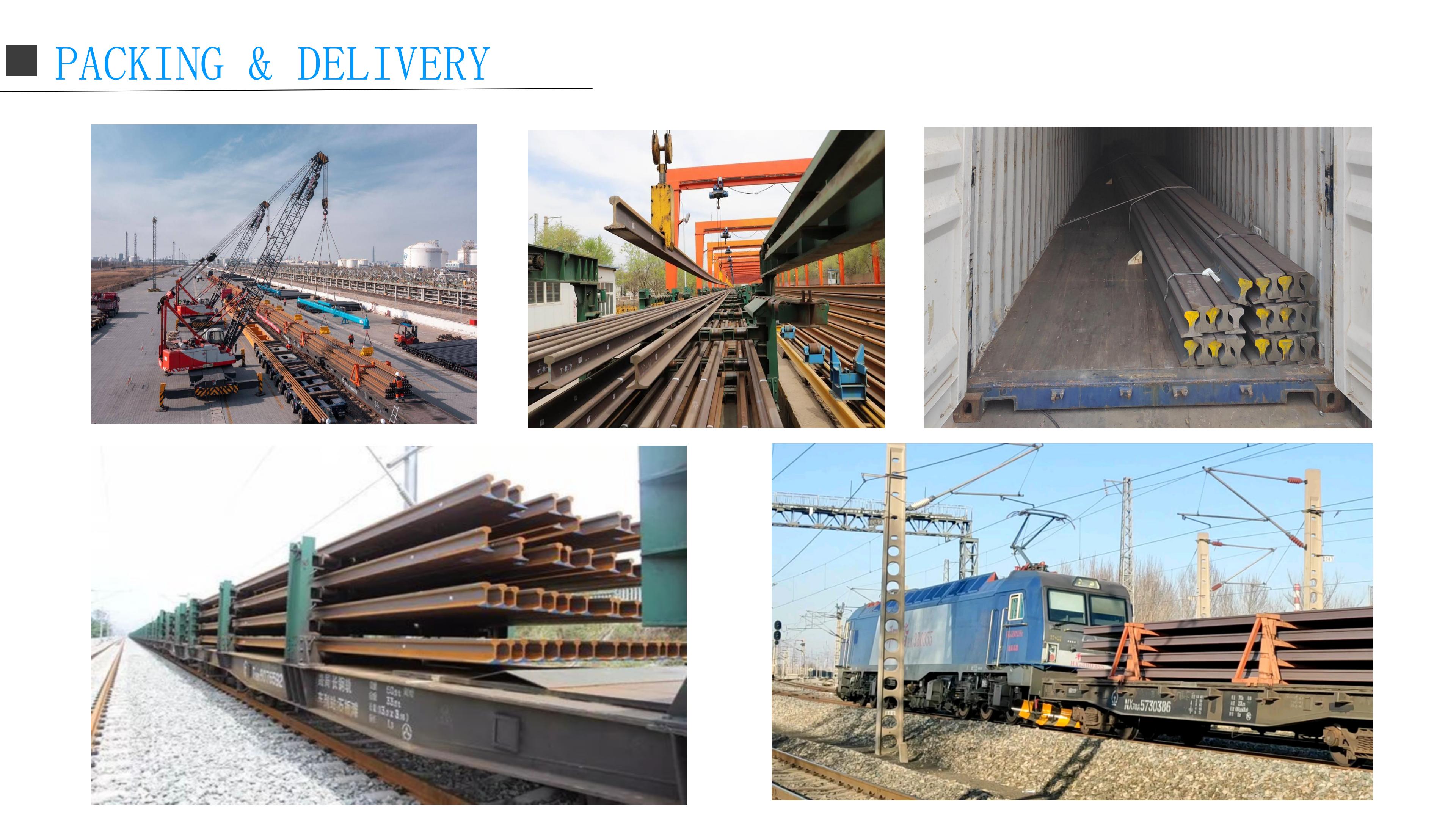 Wholesale Heavy Industrial Rail Track Used Rail Steel Main Component of ...