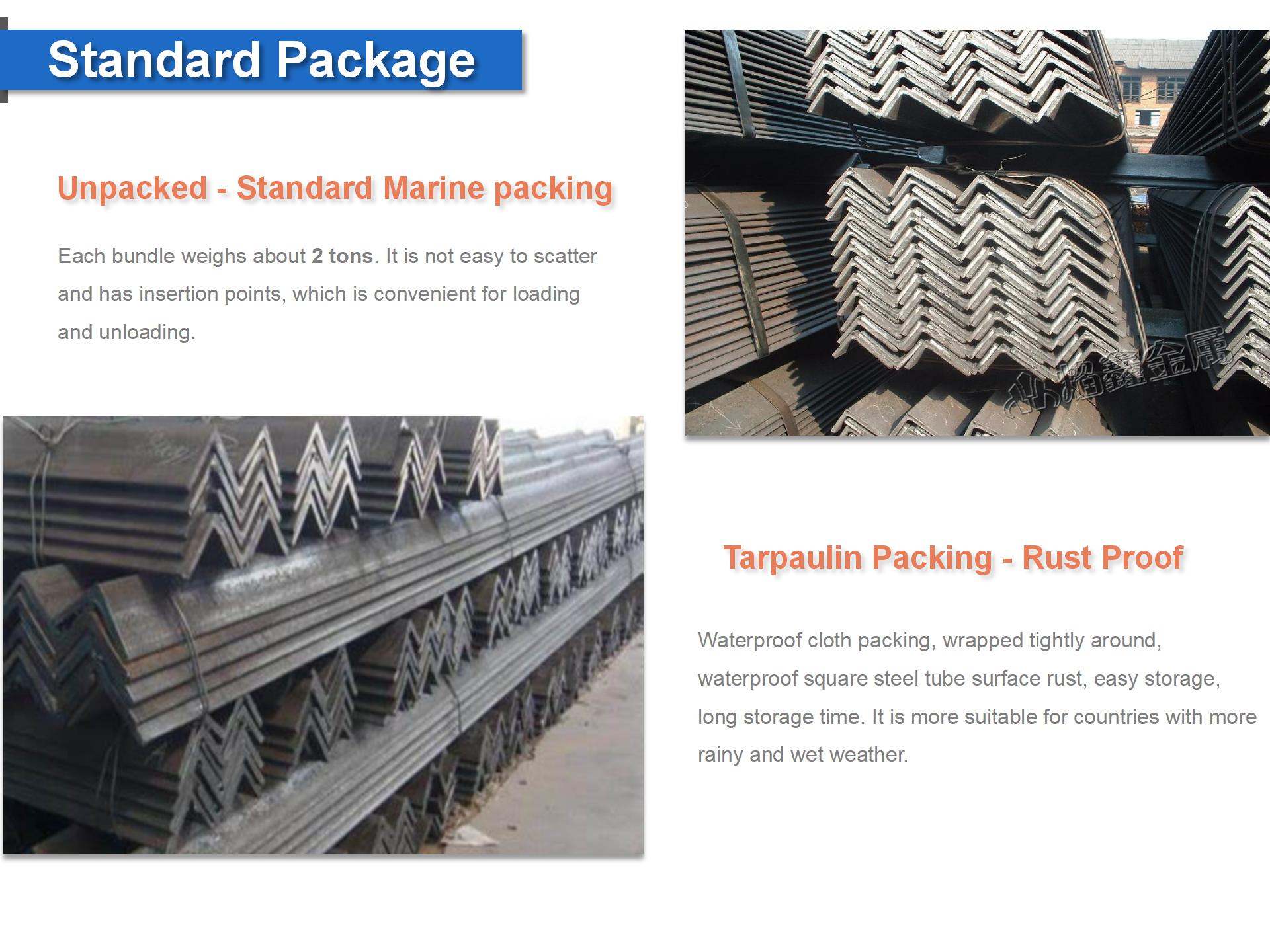 Wholesale Standard Sizes Hot Dip A36-300W Galvanised Steel Angle Bar ...