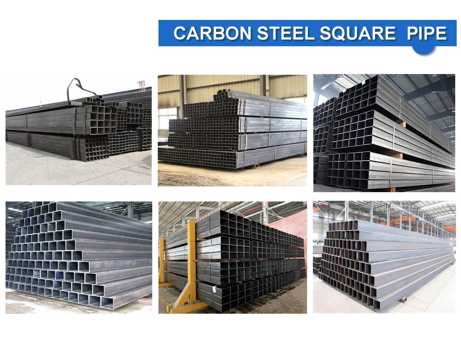 Wholesale ASTM A500 GR.B 1 Inch ERW Hot Rolled Square Carbon Steel Pipe ...