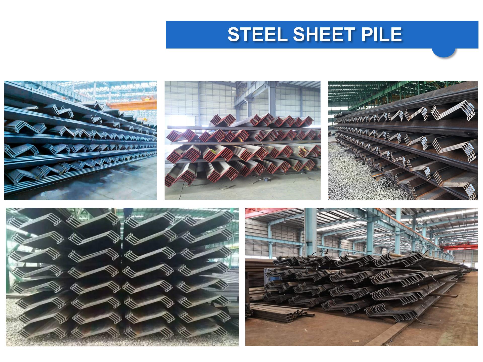 Wholesale Hot Rolled Z Type Steel Sheet Piles SY295 S355 SY390 Steel ...